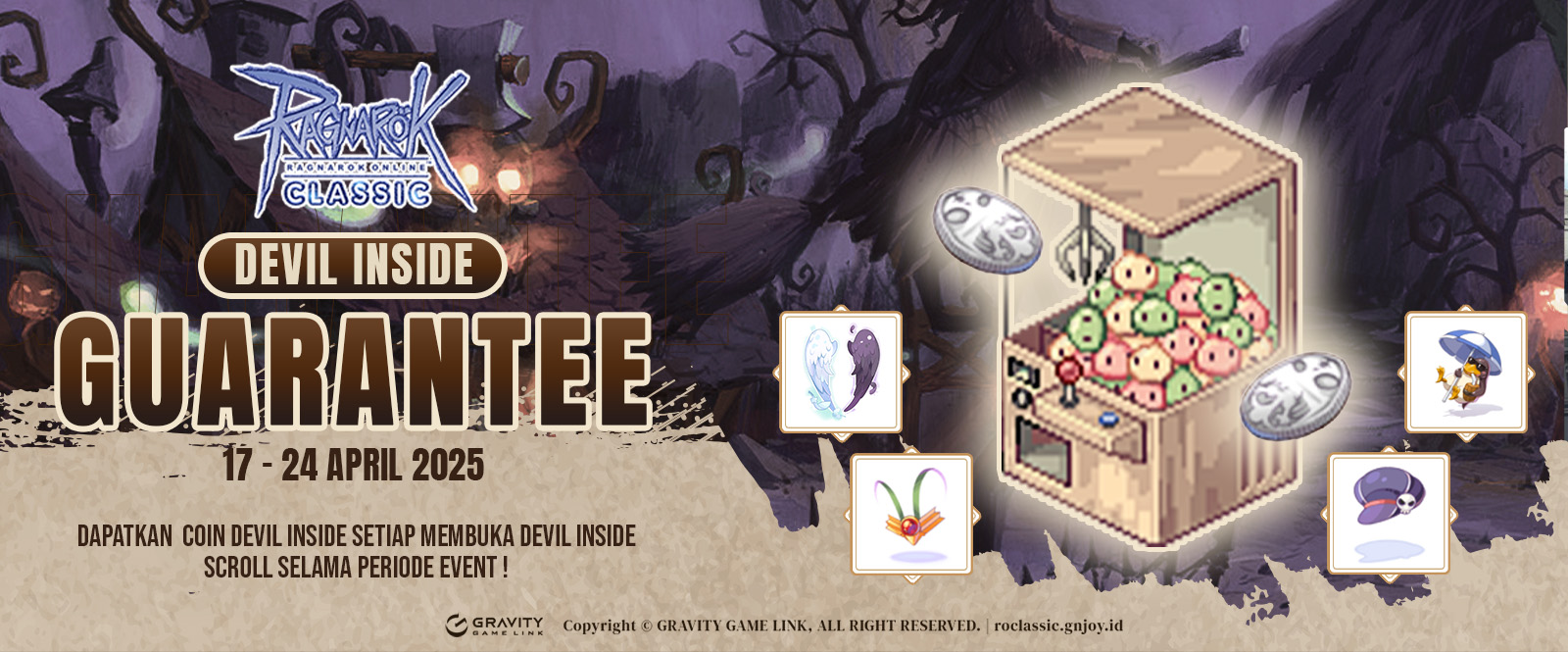 Ragnarok Classic | Gacha Guarantee: Devil Inside Scroll